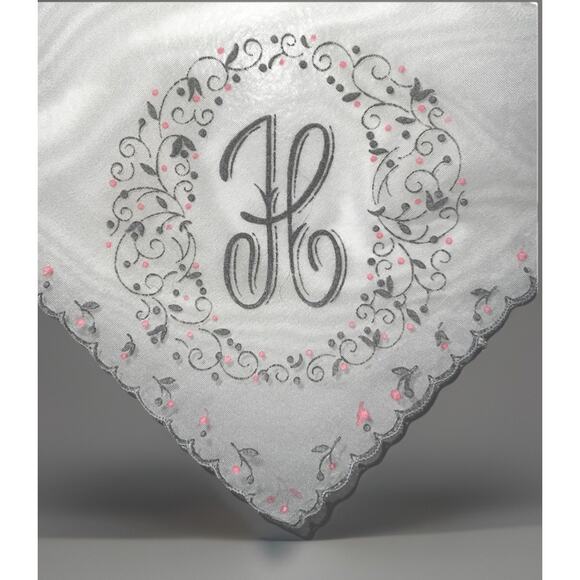 Vintage | Accessories | Vtg Wedding Bride Church Handkerchief Sheer ...